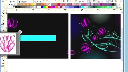 CDR教程 插画篇 你若盛开