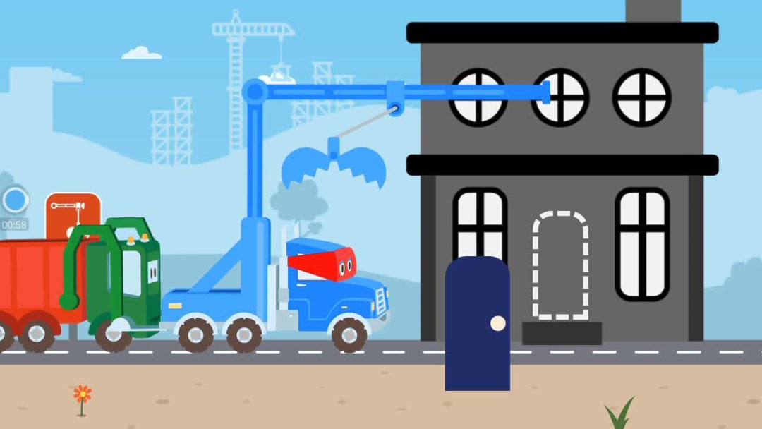 超级卡车卡尔修理门窗游戏