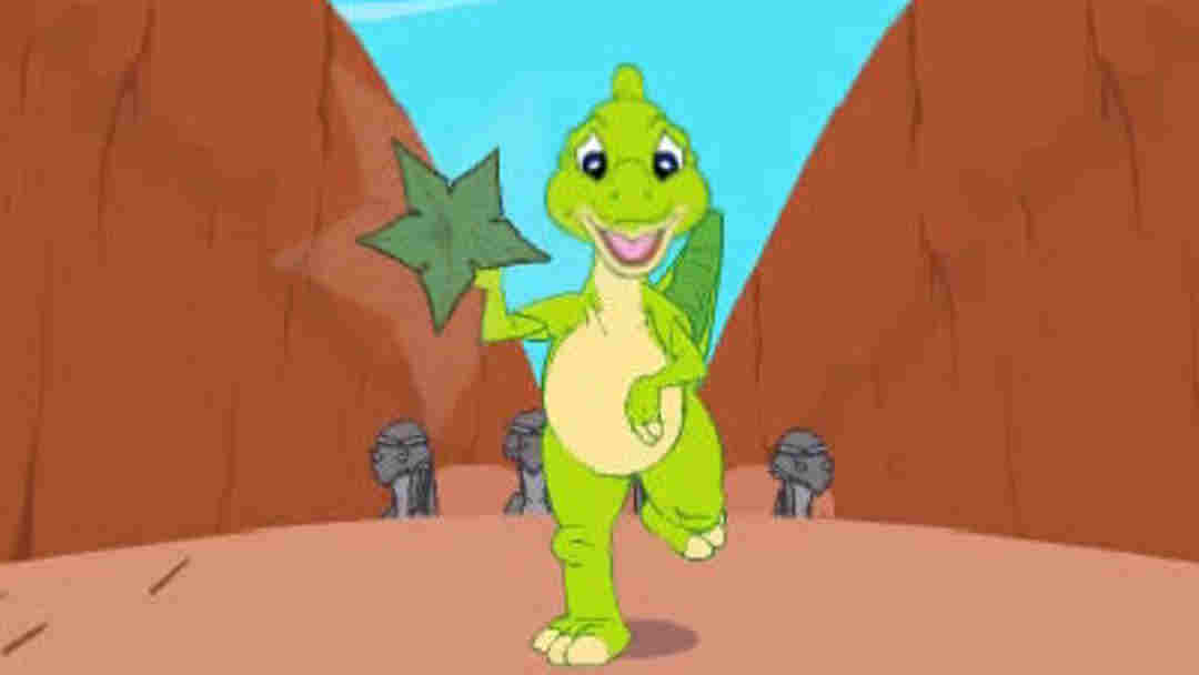 【蓝灵猫】快跑啊小恐龙 树叶在前面 加油 游戏