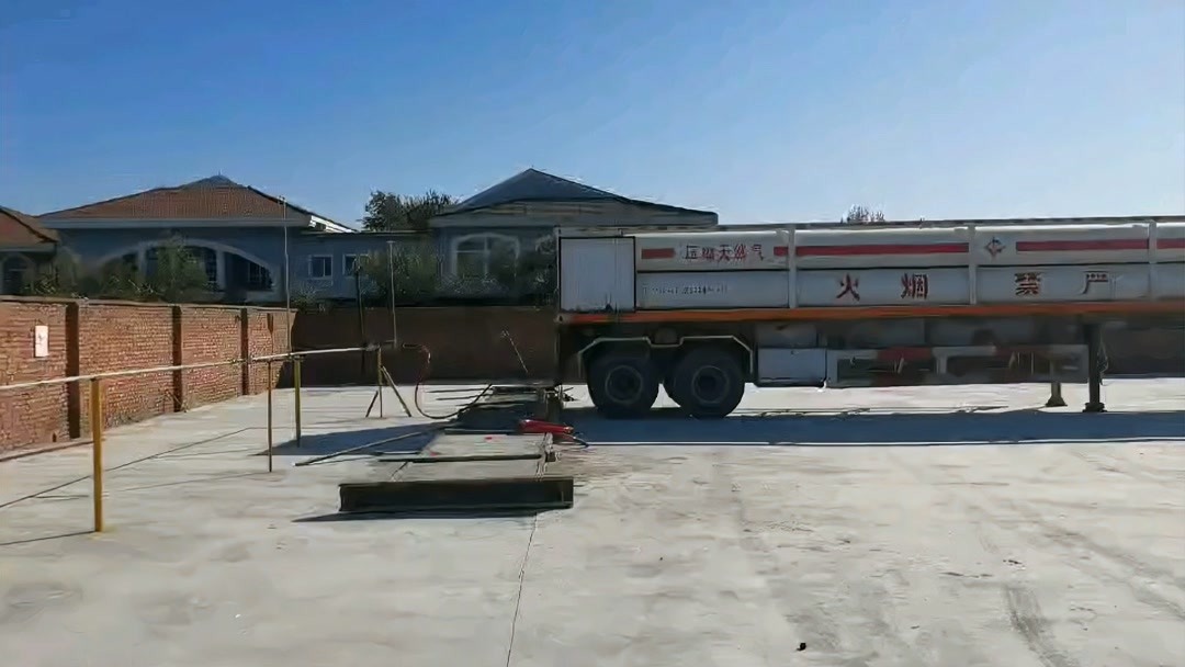 500方CNG天然气调压计量撬,现场实拍