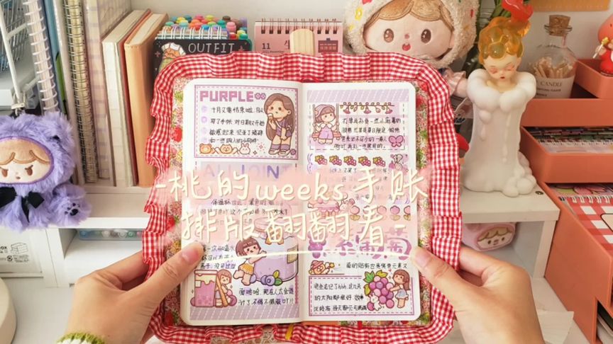 ߎ�weeks方格本手账翻翻看|一起坐时光机吧