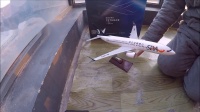 山东航空波音737max8飞机模型开箱