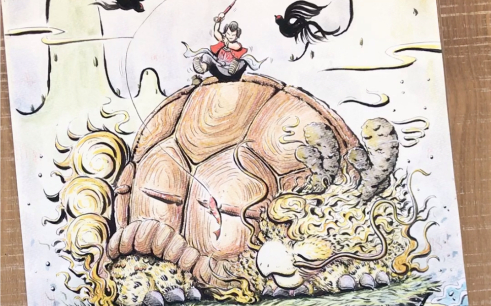 装框上墙的绘画作品最好看!