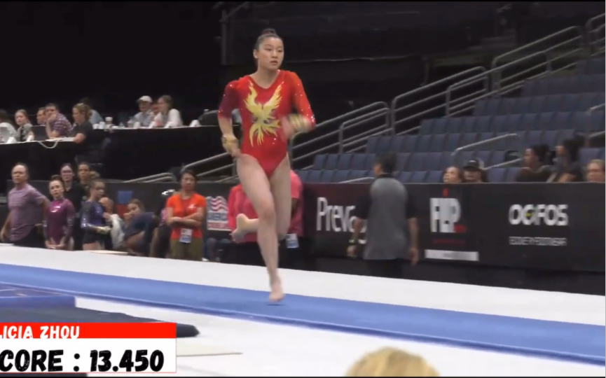2022年全美体操锦标赛女子青少年组跳马比赛合集