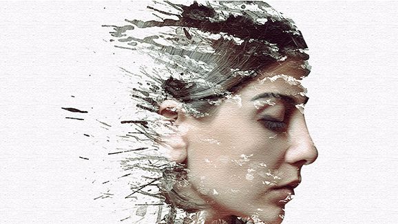 Photoshop照片特效处理教程—创建油漆飞溅效果