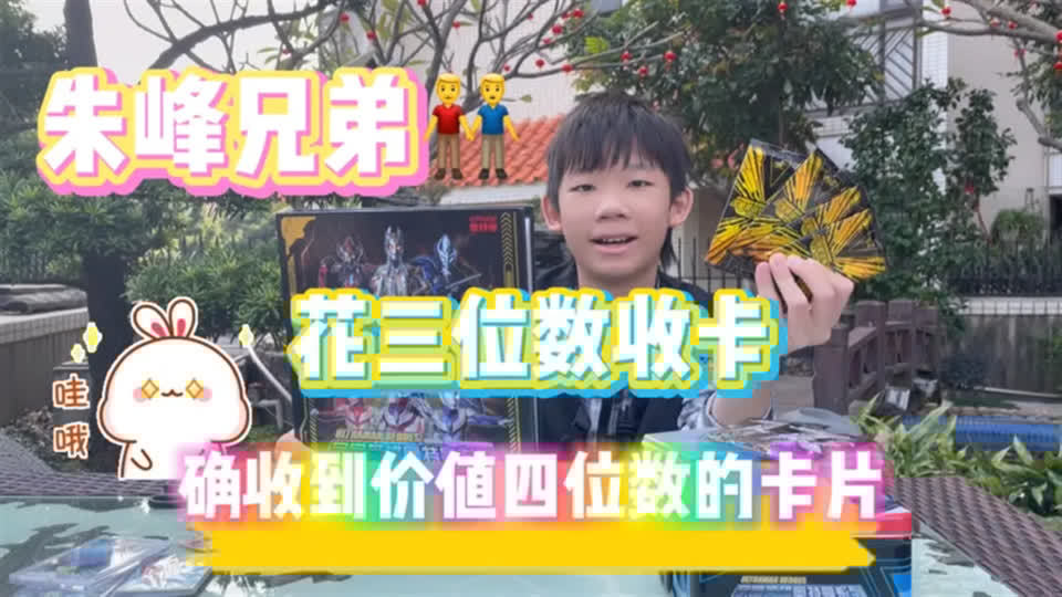 兄弟花三位数收卡,确收到价值四位数的卡片,这也太赚了吧!