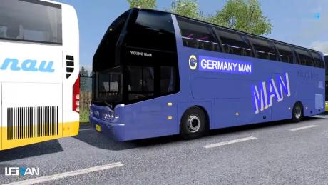 欧洲卡车模拟2 - Promods 2.26 国产青年客车