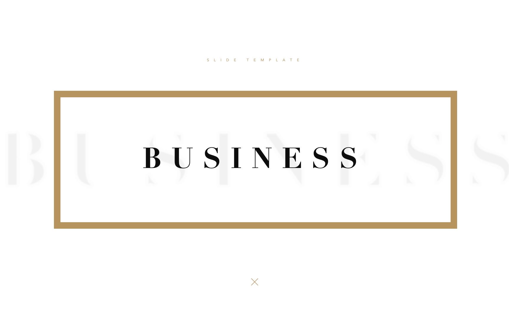 北欧风极简雅致白金商务PPT模板