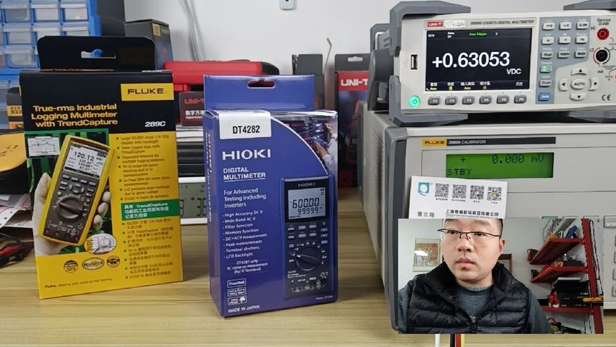 FLUKE福禄克289C和HIOKI日置DT4282四位半万用表电压电阻王者之战