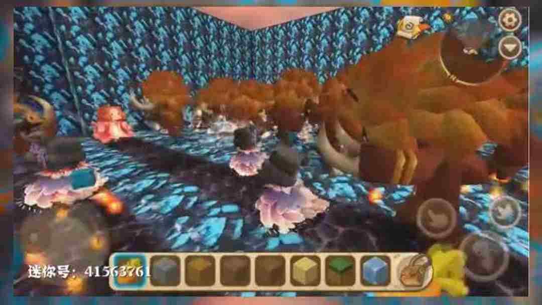 三月迷你世界:羽姬VS野人,羽姬成精了,变大了,太吓人了!