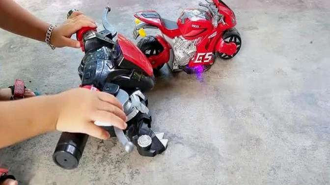摩托车动画片,一起来玩遥控摩托车