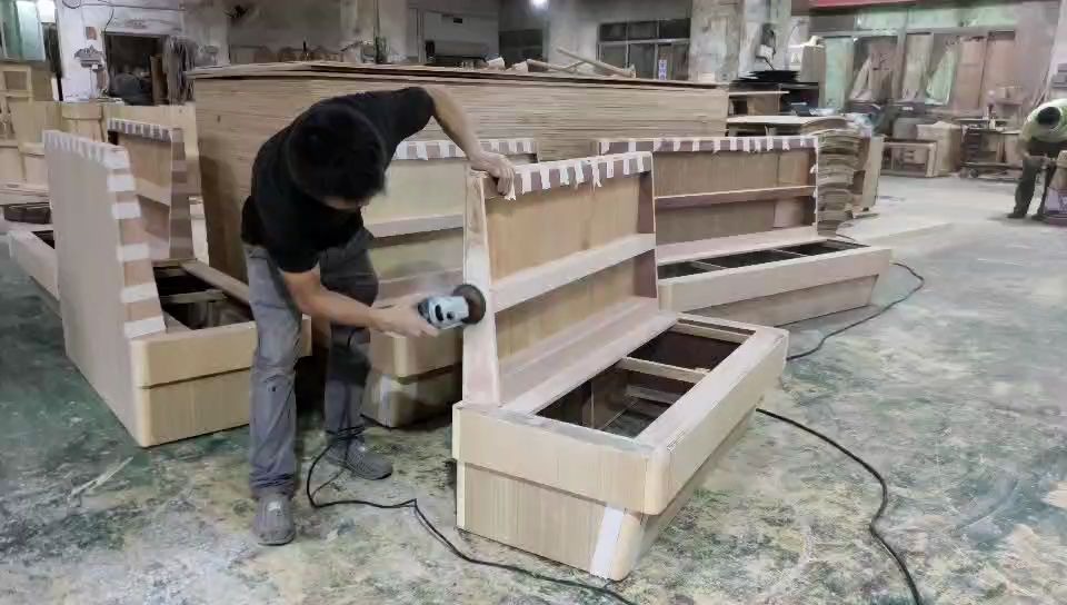 餐厅卡座沙发怎样制作的?-海德利家具