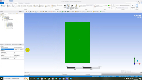 #ANSYS Meshing #三角形网格划分 #二维容器模型网格划分 #欧拉...