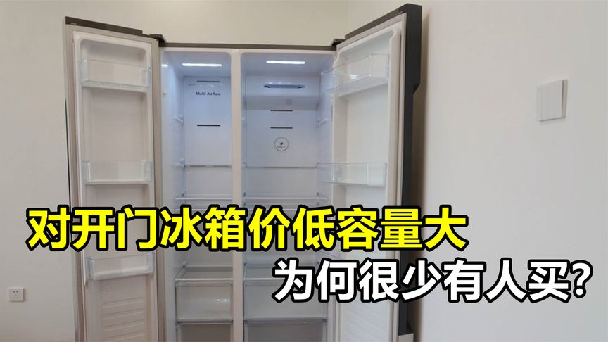 为什么一字对开门冰箱价低容量大,却很少有人买?内行人说出答案