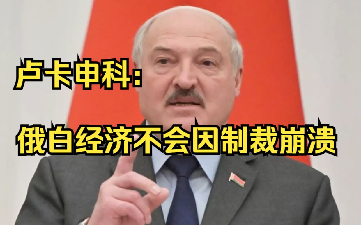 卢卡申科:俄罗斯和白俄罗斯经济不会因制裁崩溃