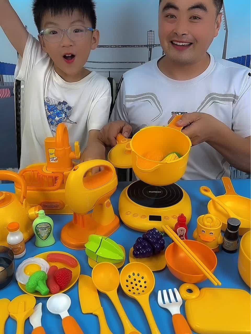 儿童过家家厨房玩具#益智玩具 #过家家玩具 #厨房玩具 #玩个很新的东西