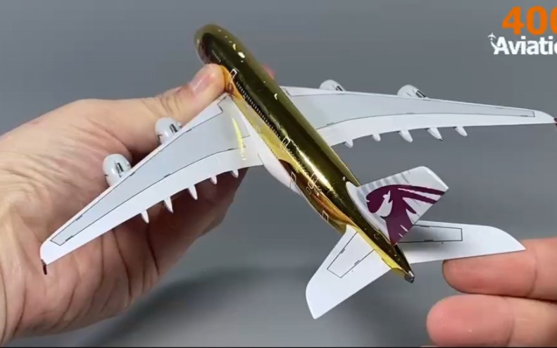 ...空客380 卡塔尔航空#一起看飞机#飞机模型#空客#开箱#空客A380#