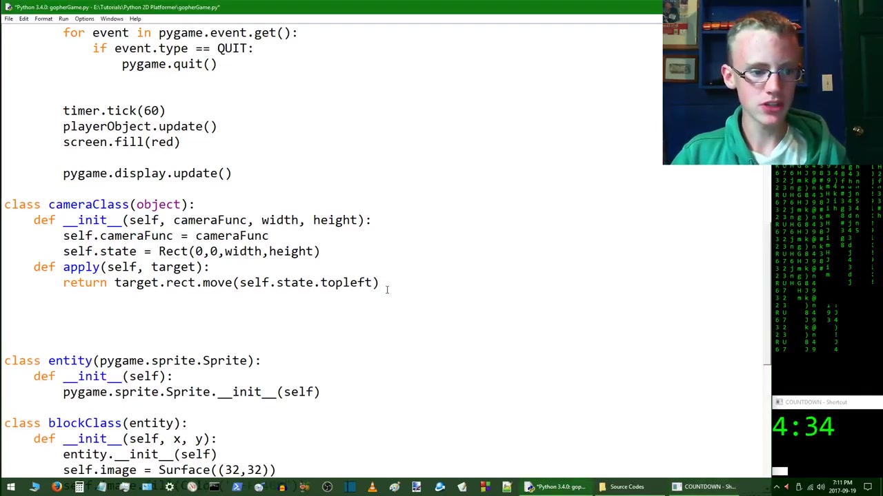 Python & Pygame Tutorial 2D Platformer Video Game