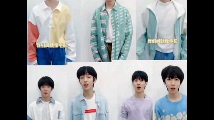 时代少年团两年四次手势舞 第一首爆米花 第二首傻瓜 第三首有你 第四...