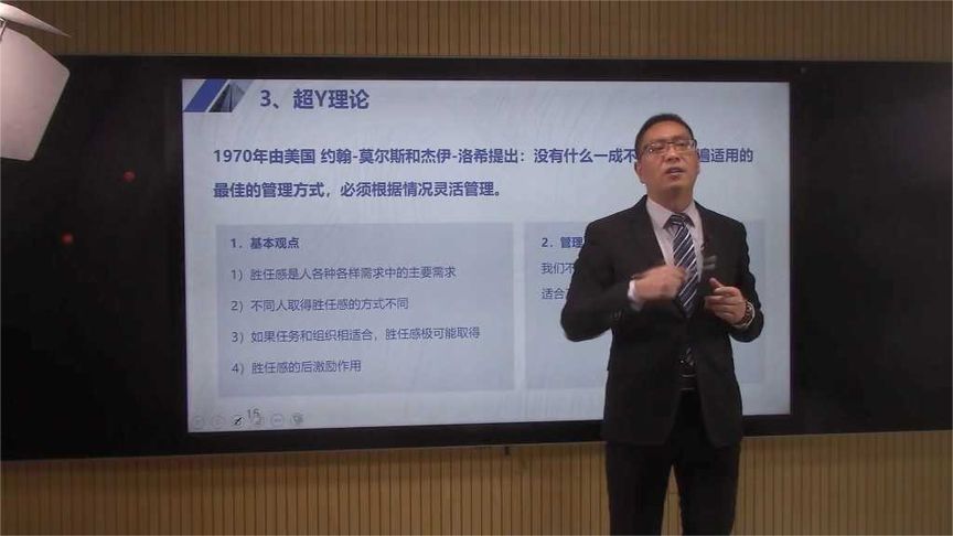 管理心理学的超Y理论