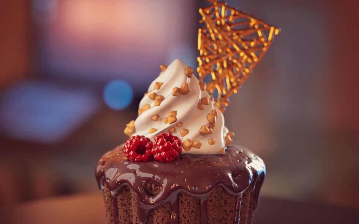 李翔C4D课 加餐B 巧克力蛋糕