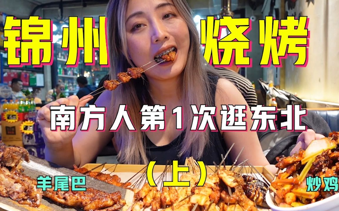 中国的烧烤哪里最好吃呢?南方人第一次逛东北,好吃哭了!