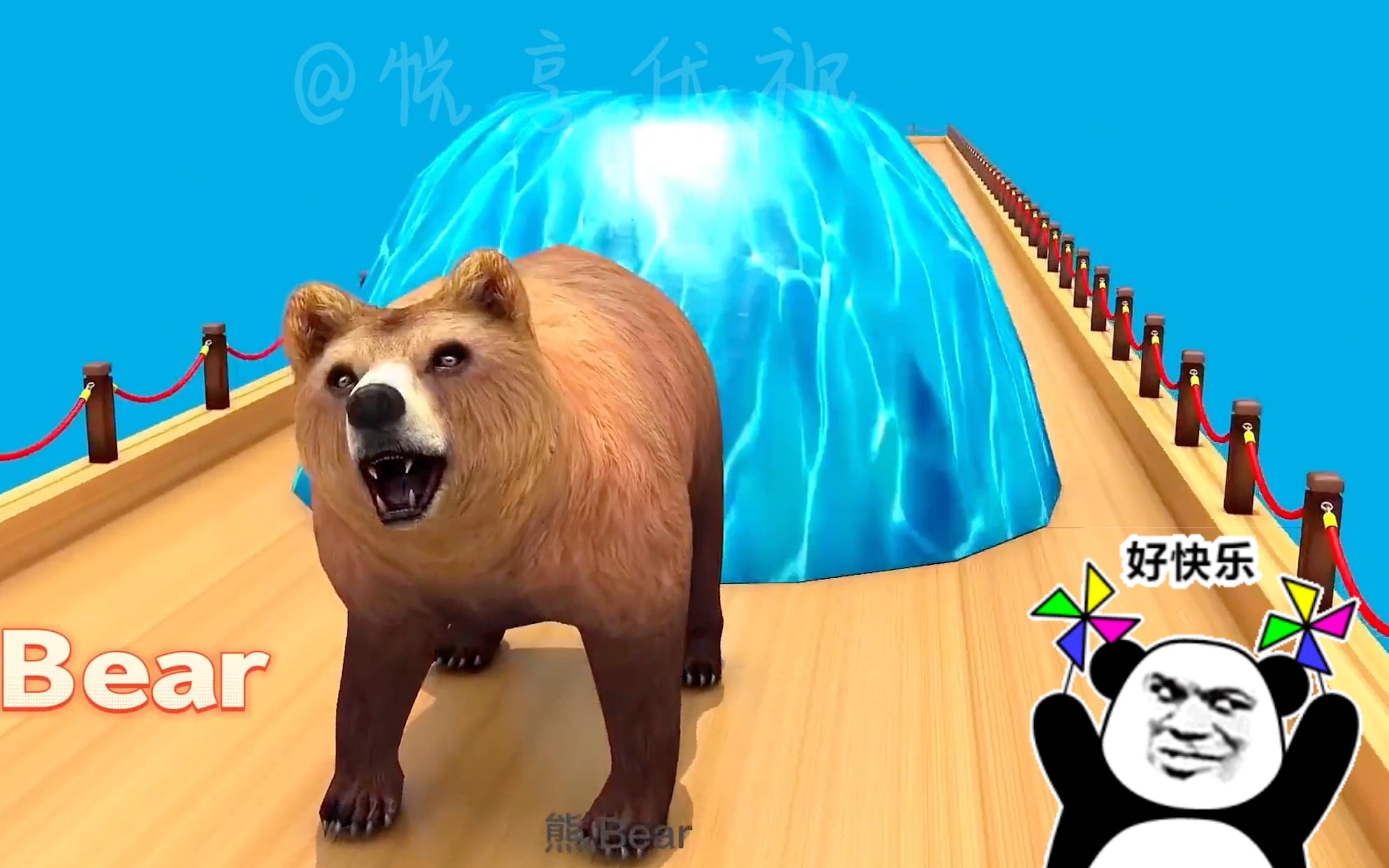 宝宝学颜色:认识猫、老鼠、大象、小狗等动物 早教 早教动画 幼儿英语...