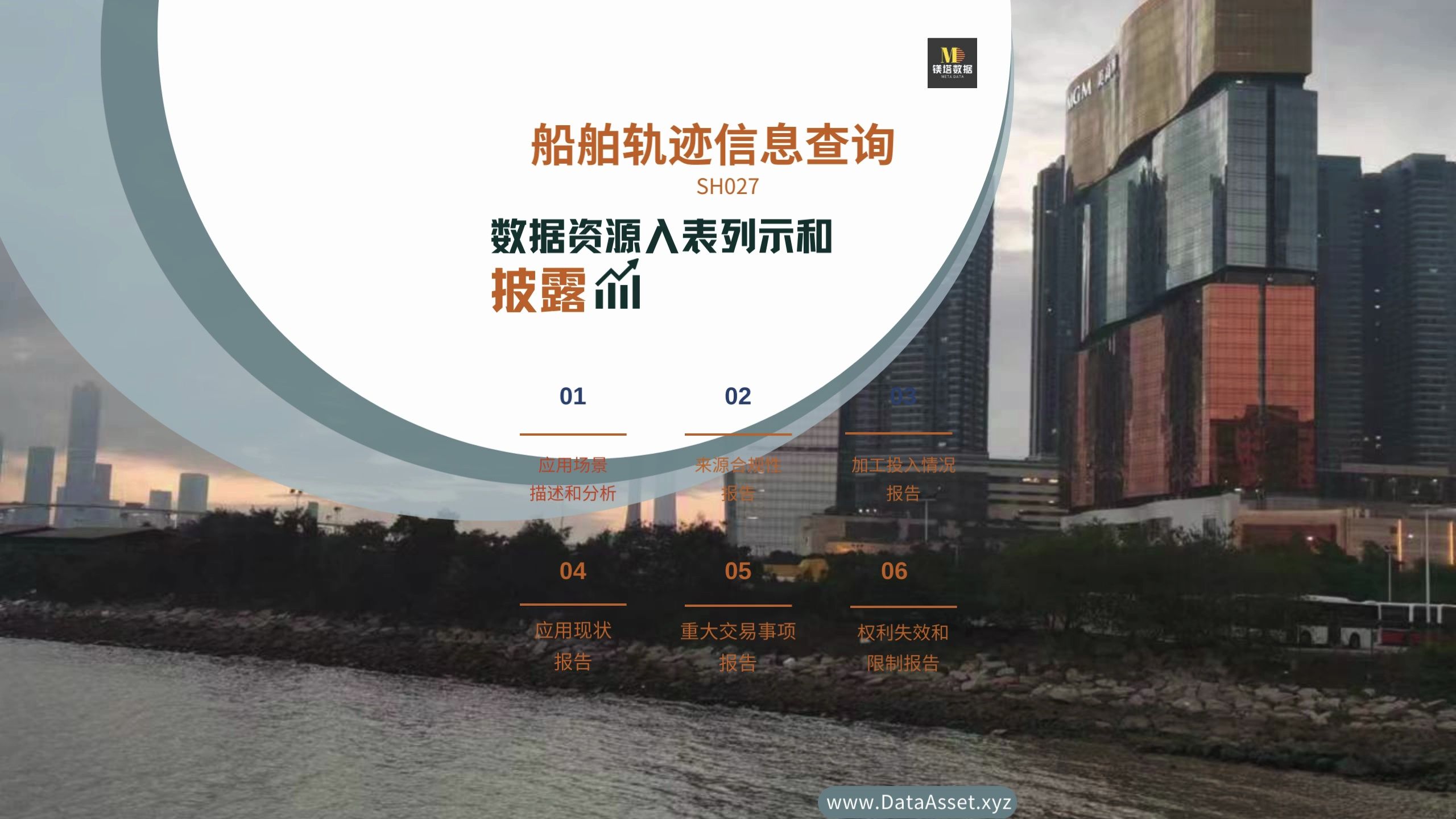 数据资产入表实操系列视频--船舶轨迹信息查询