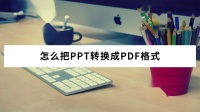 怎么把PPT转换成PDF格式