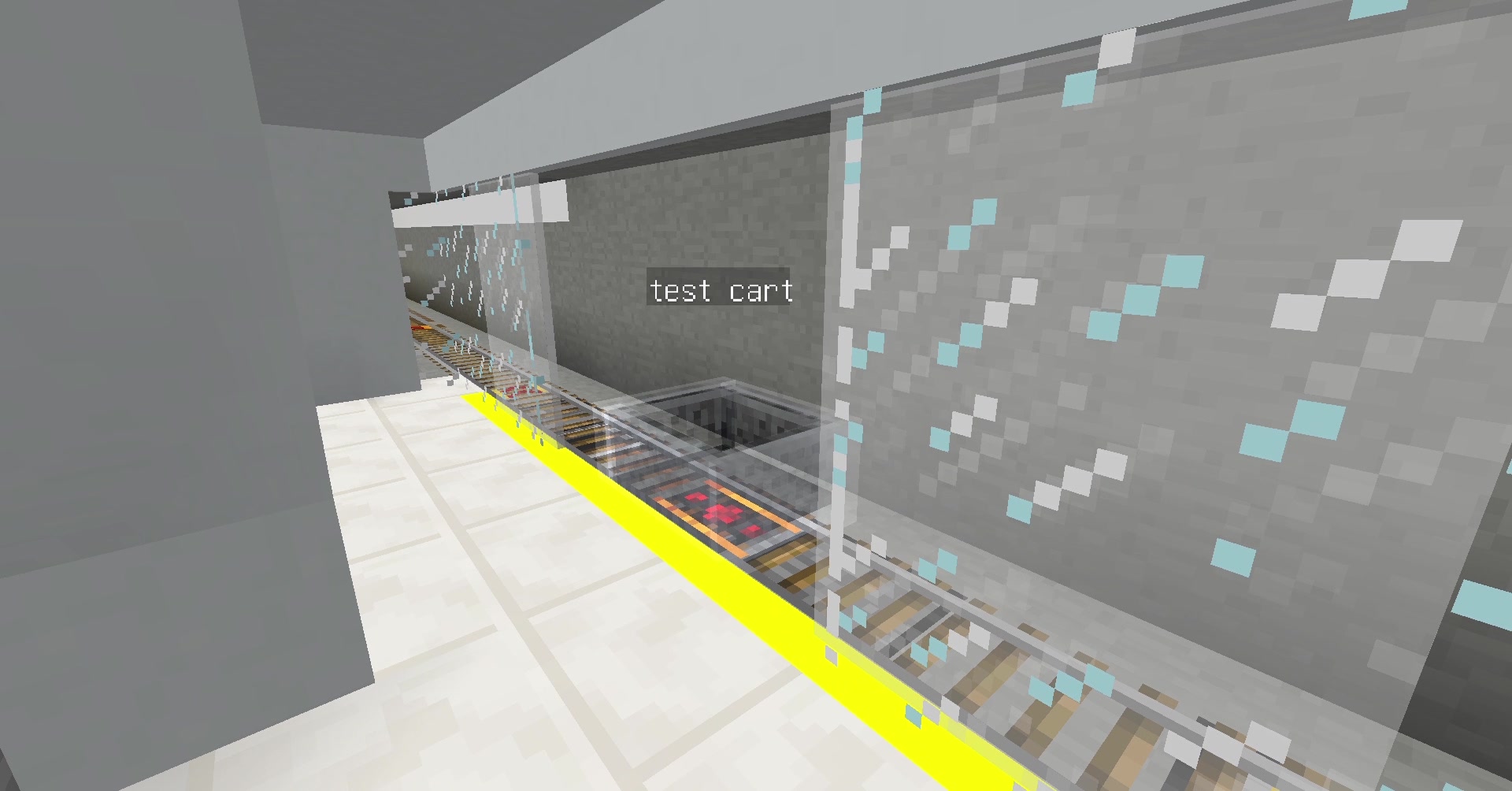 [minecraft]车站自动电路演示(单矿车运营模式)