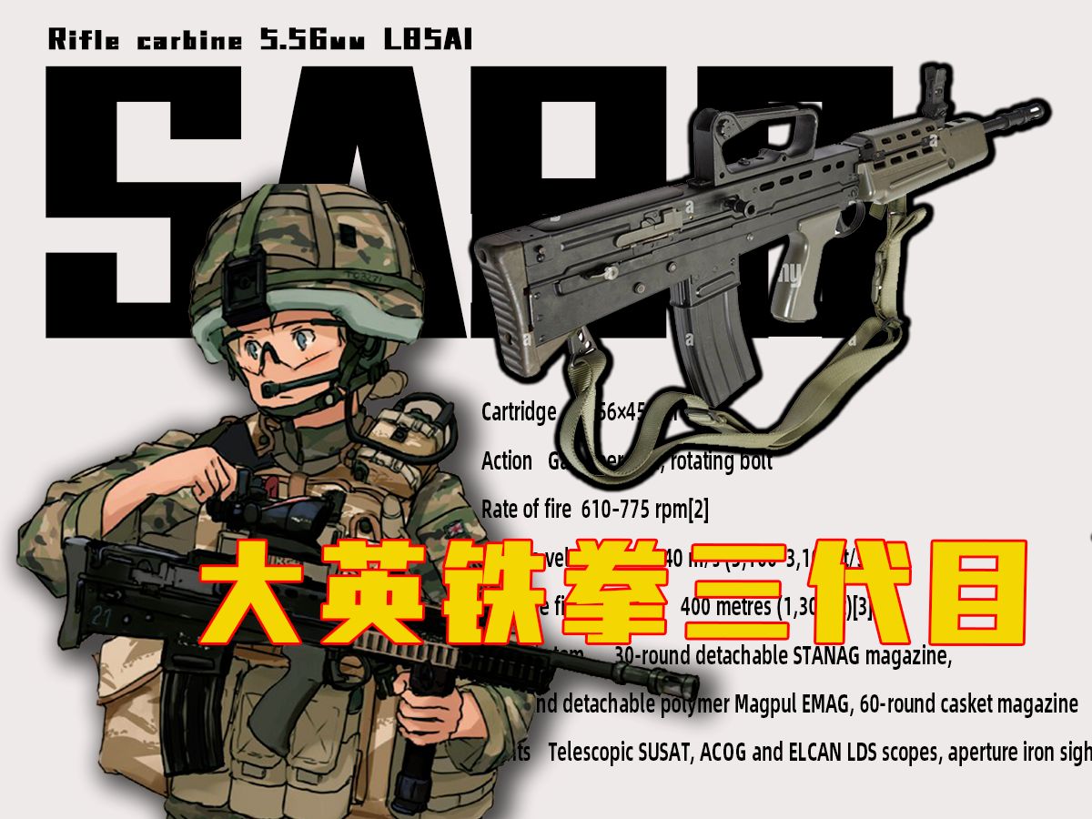 【冷战短剑】大英铁拳三代目 —— 一波三折的SA80枪族