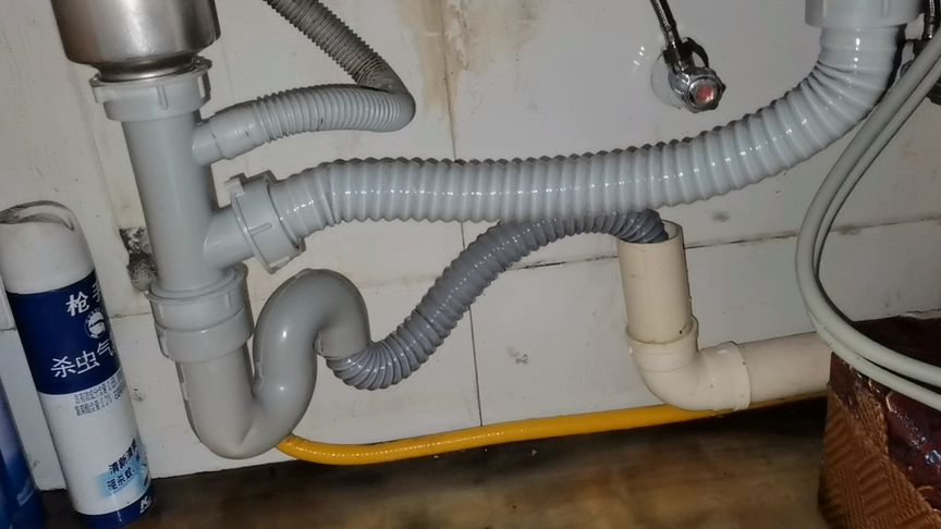 疏通下水管道,疏通厨房下水管道,疏通厨房下水管道方法#汪泽飞