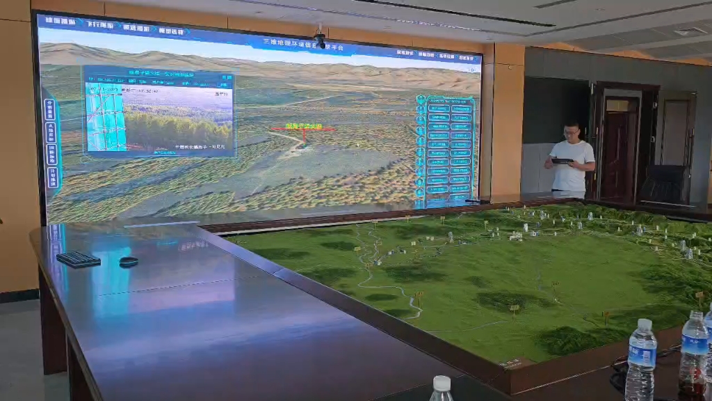 部队三维地形图仿真演练沙盘、三维模拟地形图
