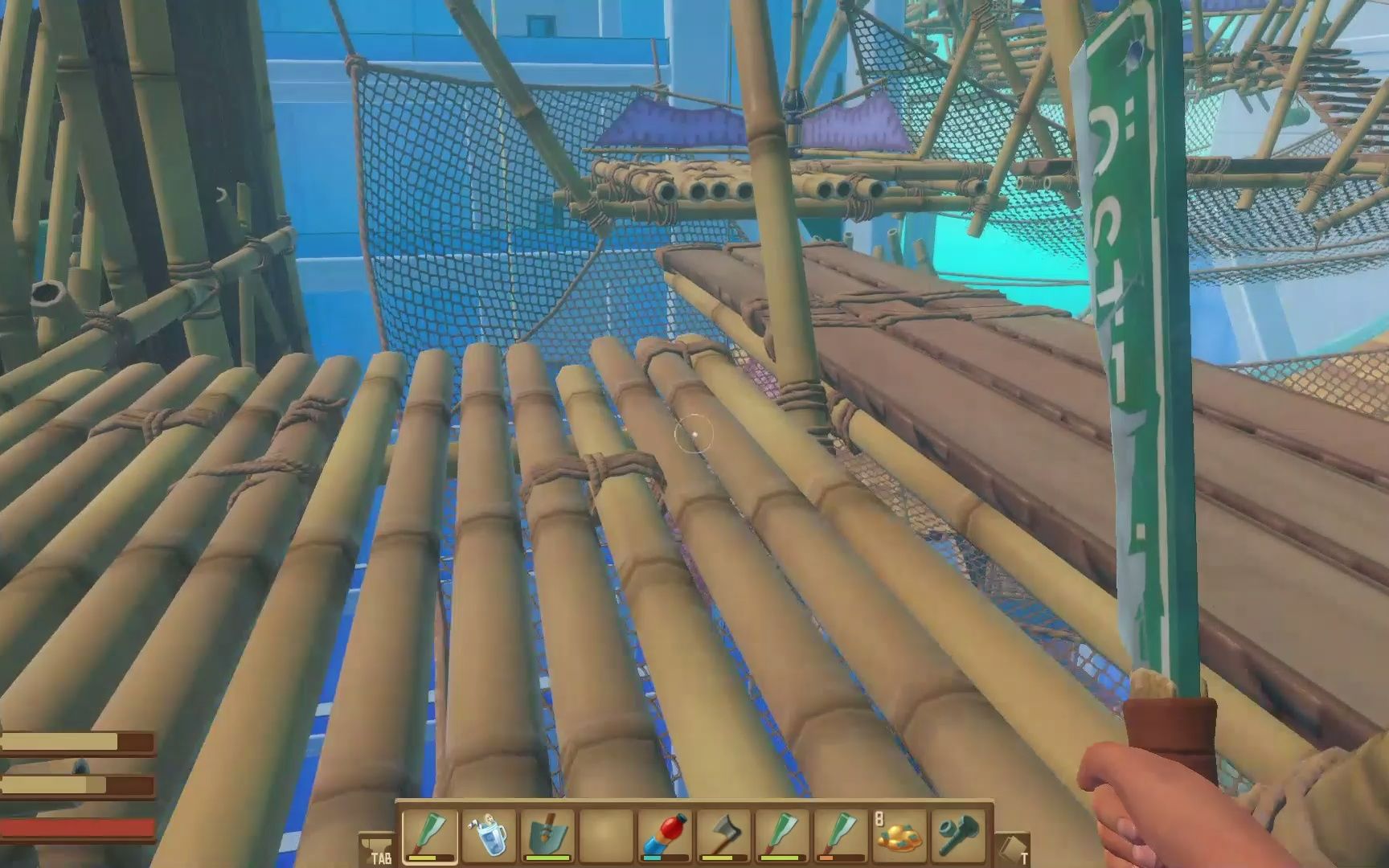 【Raft木筏求生】最终章乌托邦跑酷抄近道