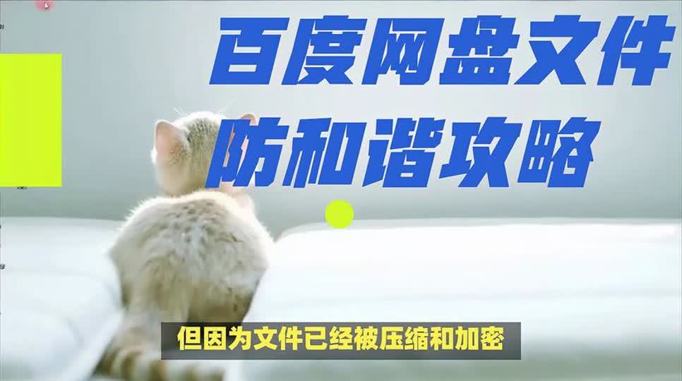 百度网盘文件防和谐攻略