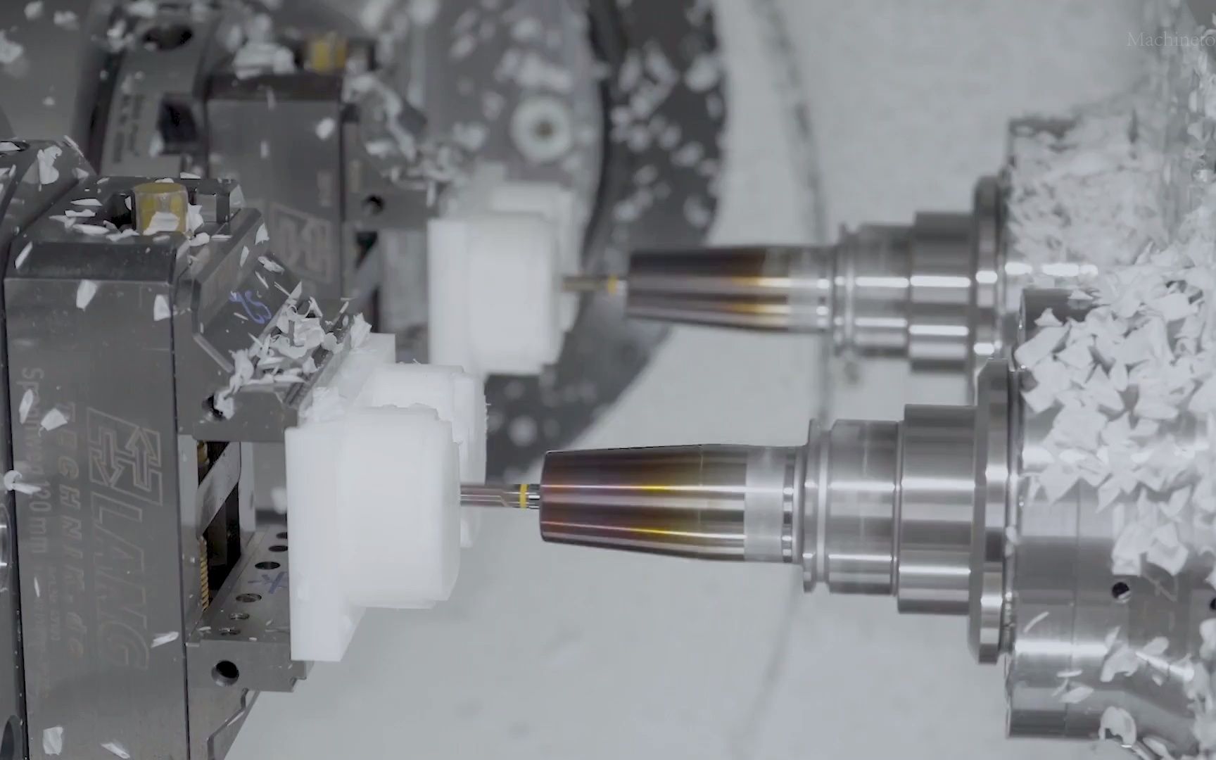 【埃斯维】SW卧式双五轴加工中心膝关节植入物加工