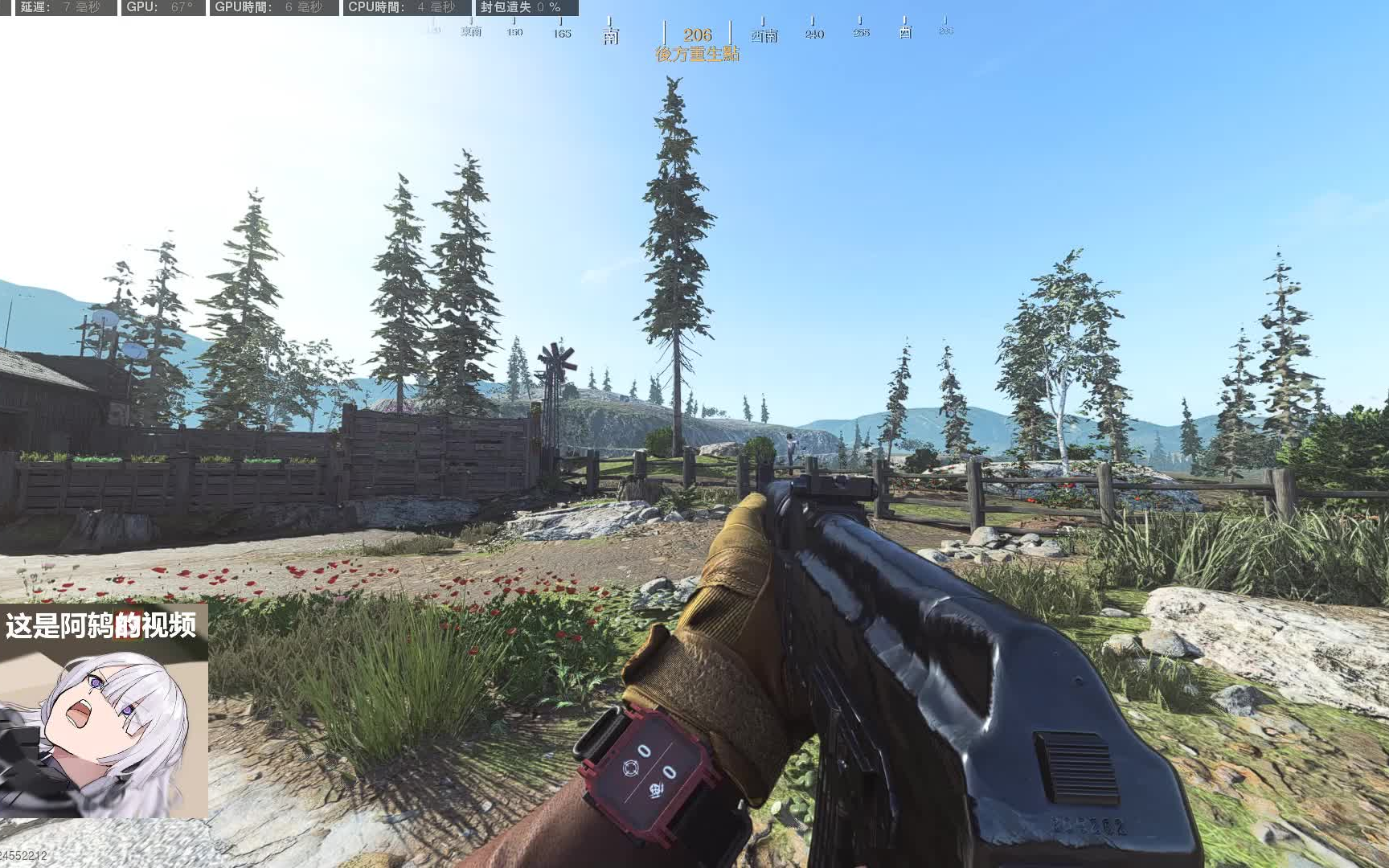 AK47 黑曜石皮肤展示(360°持枪视角旋转+全换弹动作)