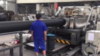 HDPE双壁波纹管生产视频