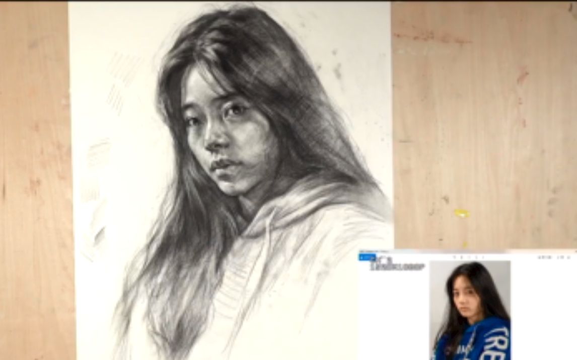 【素描女青年】教你如何表现人物质感