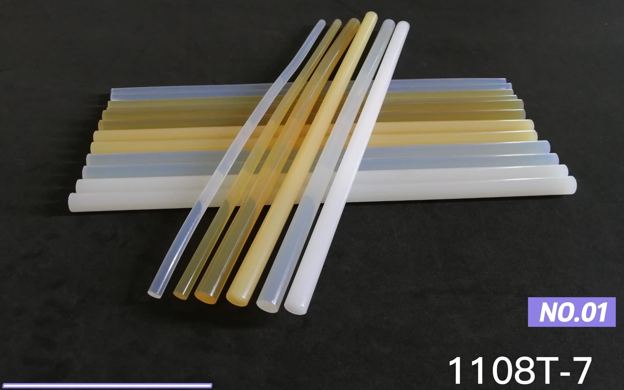 科诺尔高粘透明热熔胶棒1108T-7粘力大测试