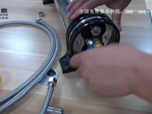 鑫泉豪华款超滤净水机 型号:XQ-1000-C工厂安装演示