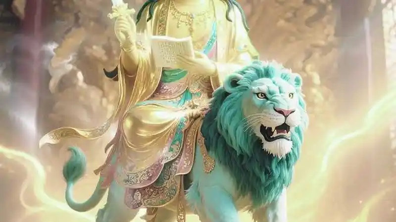 文殊菩萨心咒,愿智慧之光常照你笔端,思路如清泉畅流