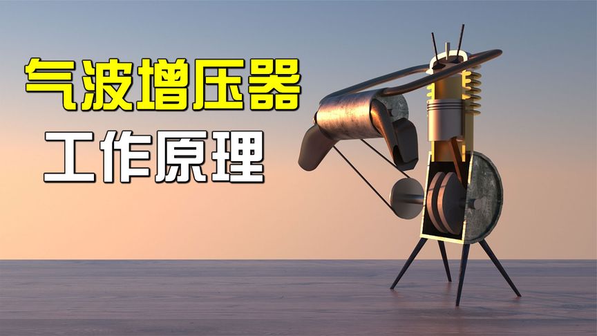 如何用废气的压力波给发动机增压?滚筒式气波增压器工作原理