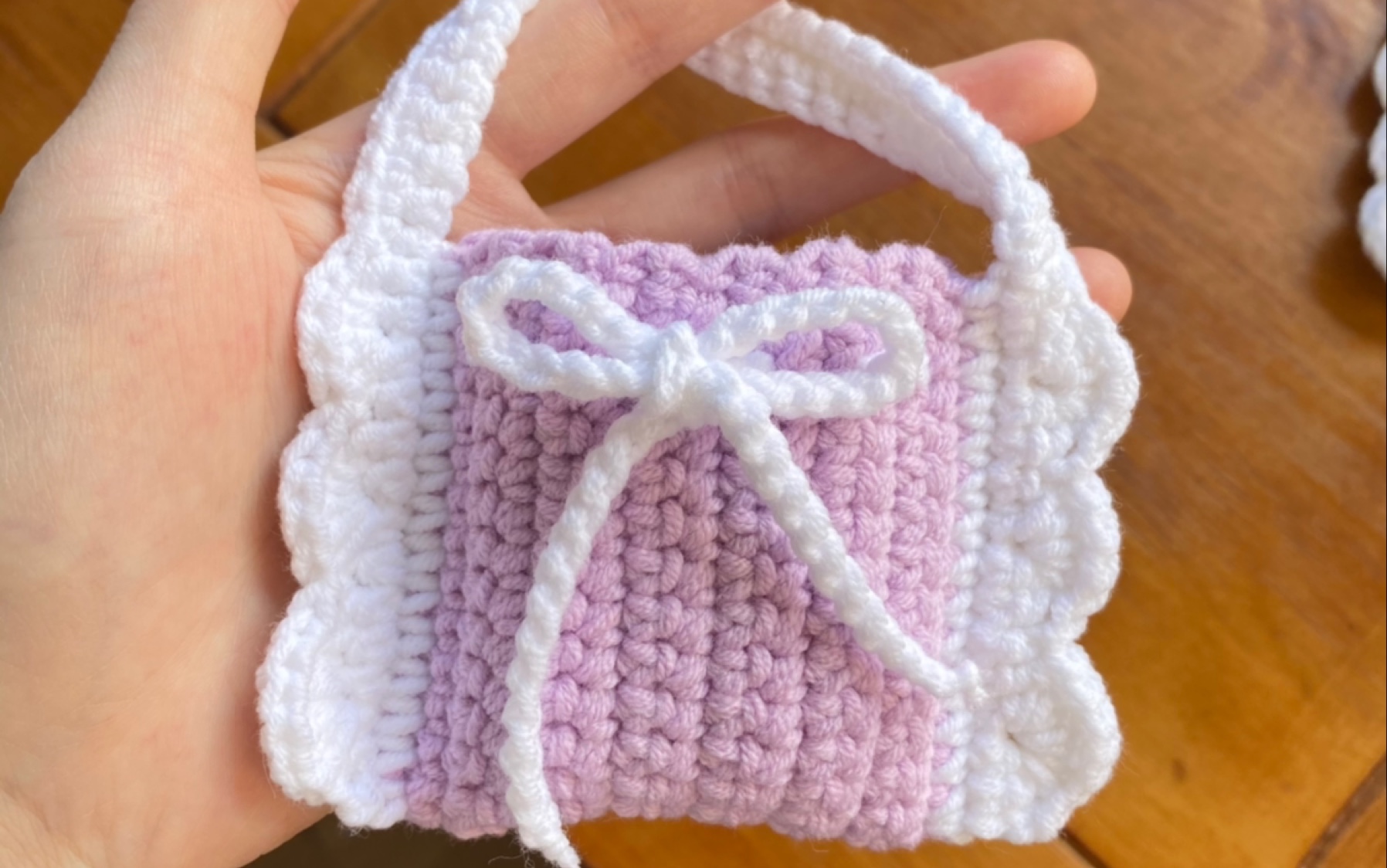 耳机收纳包钩针新手毛线编织完整教程