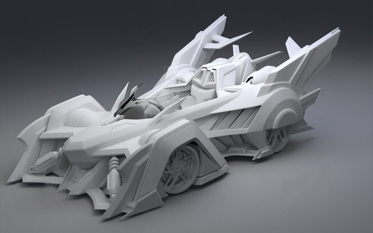 这是个啥车?看着就不便宜的样子~3Dmax建模搞定它