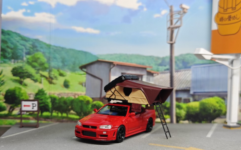 有房有车一步到位,SW日产R34露营车出货评测,论配件可以多车型通用...