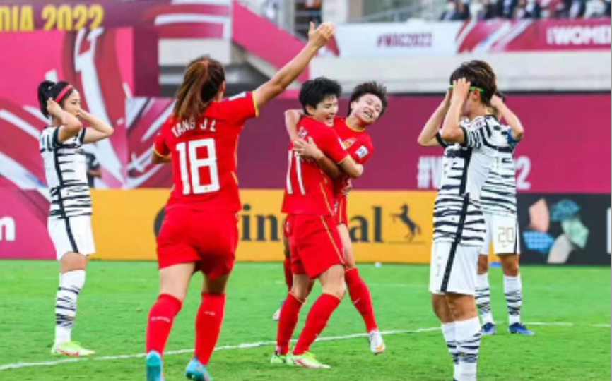 2022年女足亚洲杯决赛中国三比二逆转韩国队夺冠,两队进球集锦