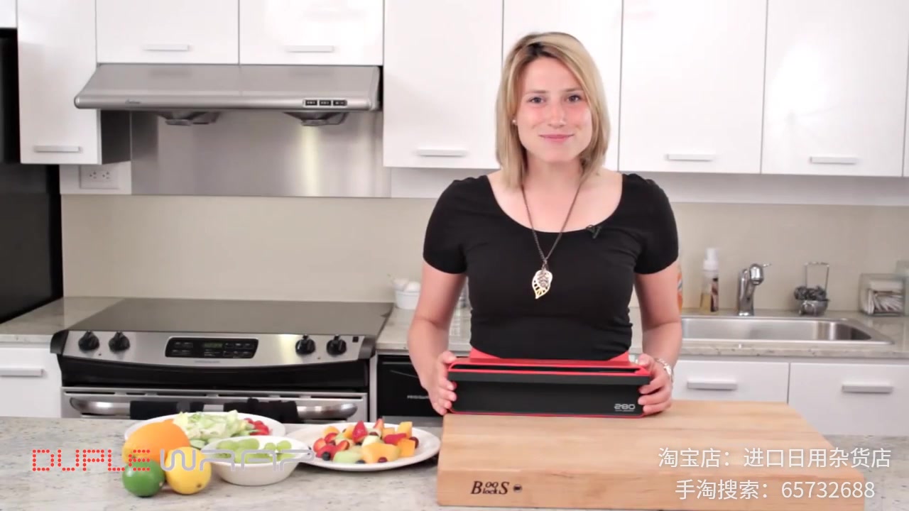 韩国DUPLE WRAP保鲜膜切割器刀盒 一拉即可切断厨房家用神器