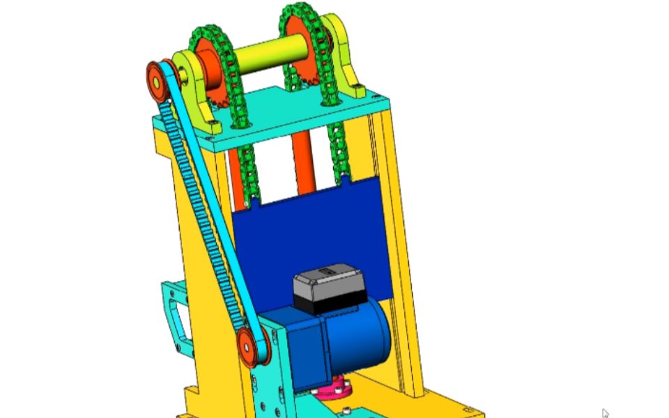 链式升降机构设计:基本工作原理和同步带传动应用丶链传动选型