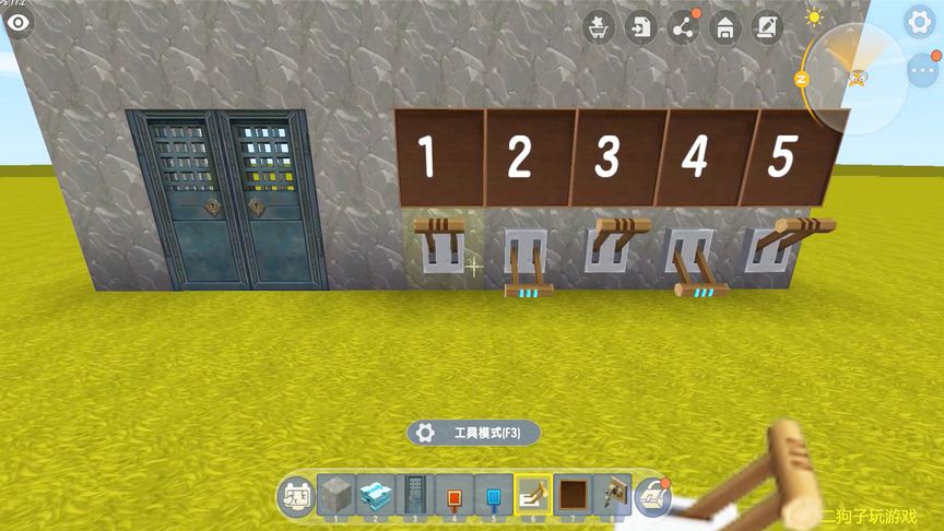 迷你世界194:我做了密码门详细教程,还讲了原理,大家会了吗?